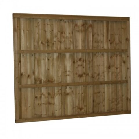Tanalised Vertilap / Closeboard Fence Panel Fully Framed - Timber Fence ...